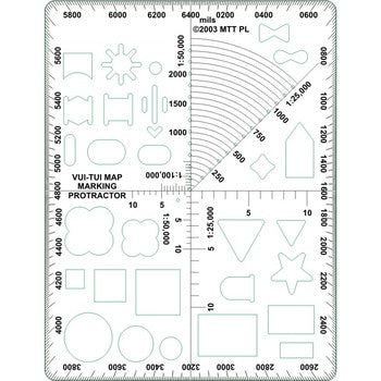 Military Template Technology Vui-Tui Map Marking