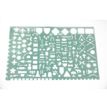 Military Template Technology Warfighting Symbology Stencil – Church's ...