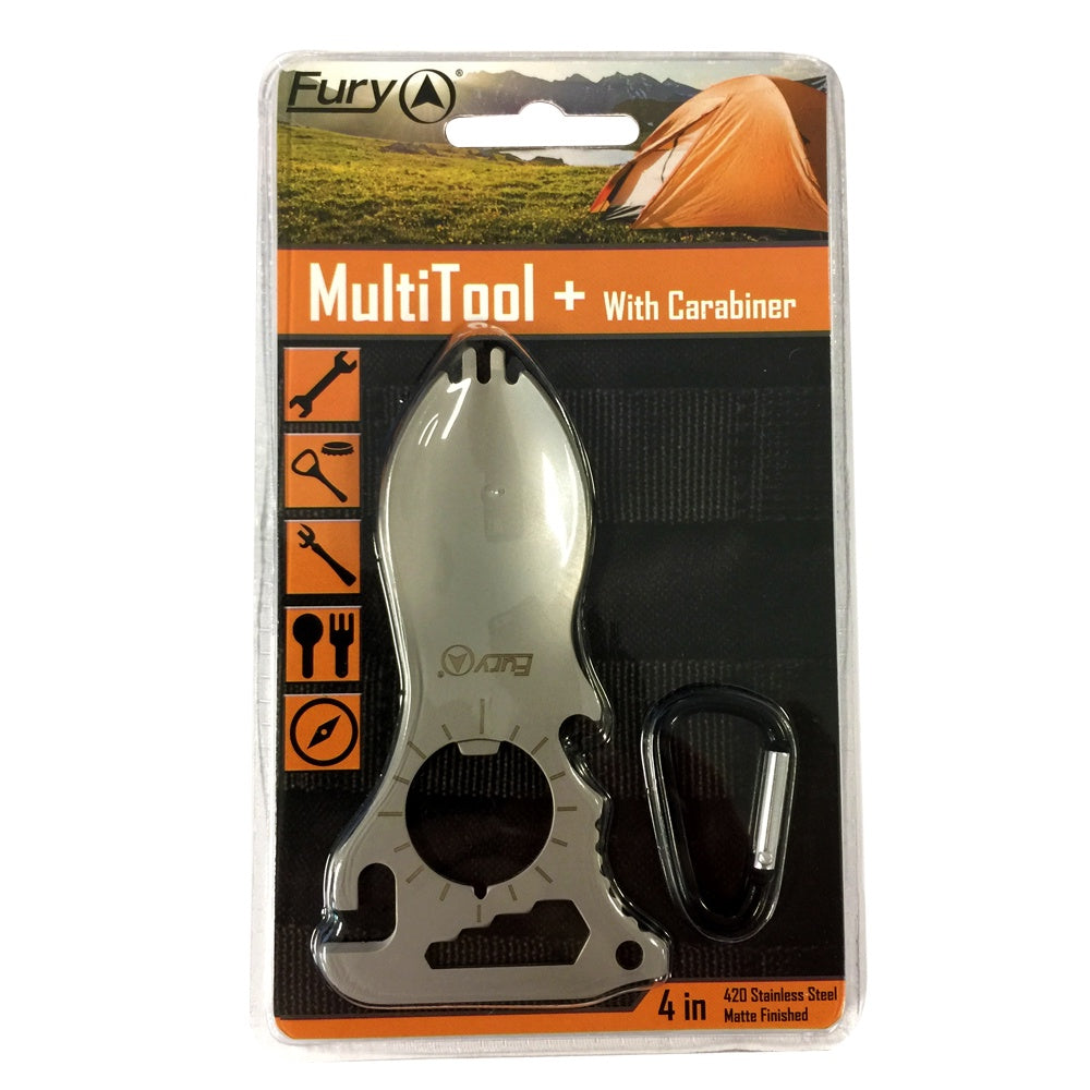 Fury Multitool with Caribiner Clip – Church's Tactical and Outdoors